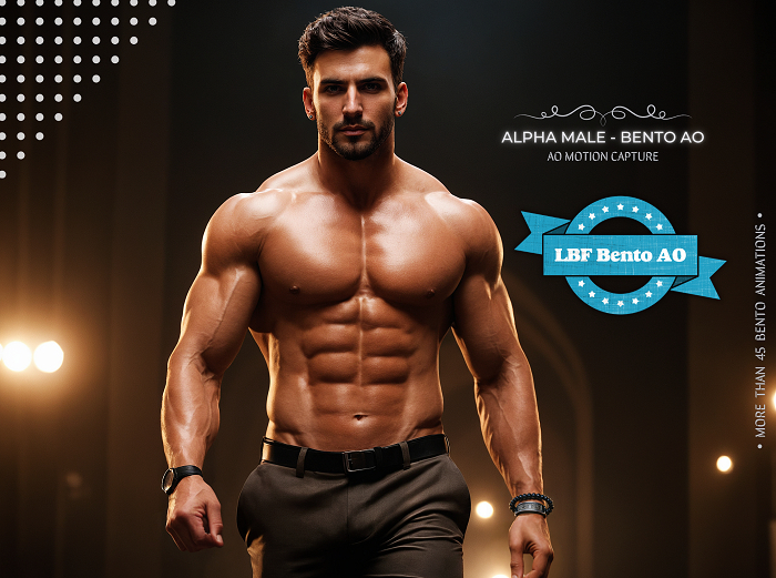 Second Life Marketplace - LBF - Alpha Male (Bento AO)